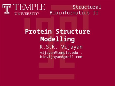 Ppt Protein Structure Modelling Dokumentips