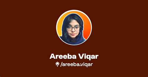 Areeba Viqar Instagram Facebook Linktree