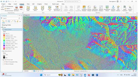 آموزش کامل ابزار Aspect در Arcgis Pro گروه شهرسازی و معماری فیدار Fidargroups