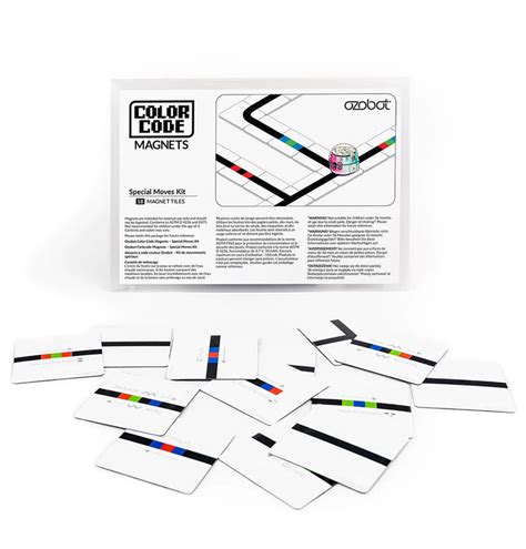 Ozobot Color Code Magnets Special Moves Kit Stemfinity