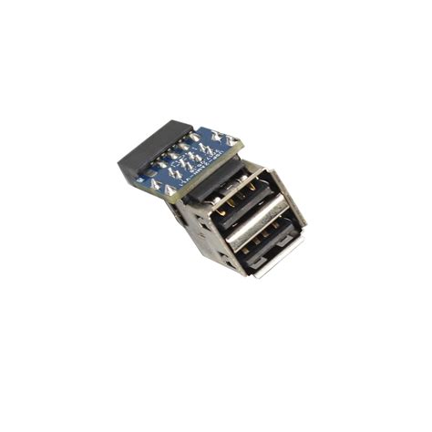Xt Xinte Pin Motherboard To Ports Usb Dual Usb A Pin Female Adapter Converter Pcb Board