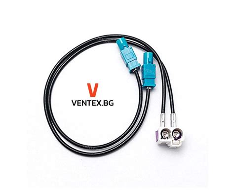 Преходен кабел двойна Fakra женски към 2x Fakra мъжки антена на кола гр