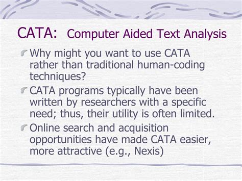 Ppt Com 633 Content Analysis Cata Powerpoint Presentation Free