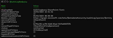 Auswertung Von Purview Audit Logs über Microsoft Graph Preview