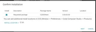 参考译文 在 CCS11中安装较旧的 C2000Ware 软件时出错 Code Composer Studio参考译文帖