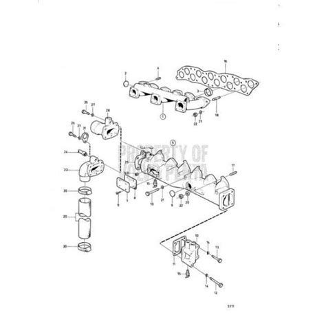 Volvo Penta Exhaust Riser 4 3l V 6 857037 Fristchioceshop