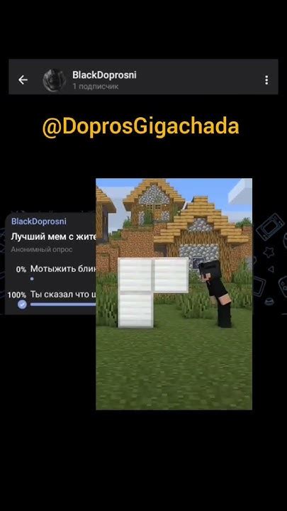 лучший мем с жителями Майнкрафт Youtube