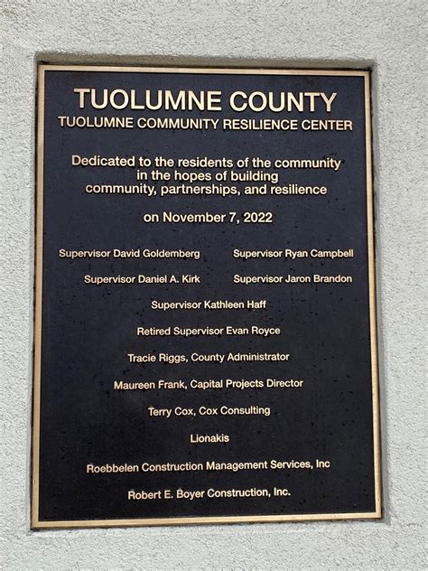 Tuolumne County Celebrates Opening Of First Community Resilience Center
