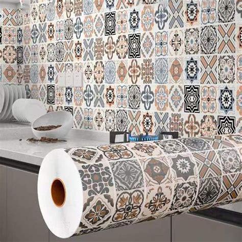 Square Grid Peel And Stick Tile Pvc Mosaic Tile For Kitchen Backsplash