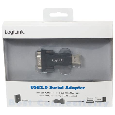 Logilink USB To Serial Adapter Black Techinn Logilink USB To Serial Adapter Black Techinn
