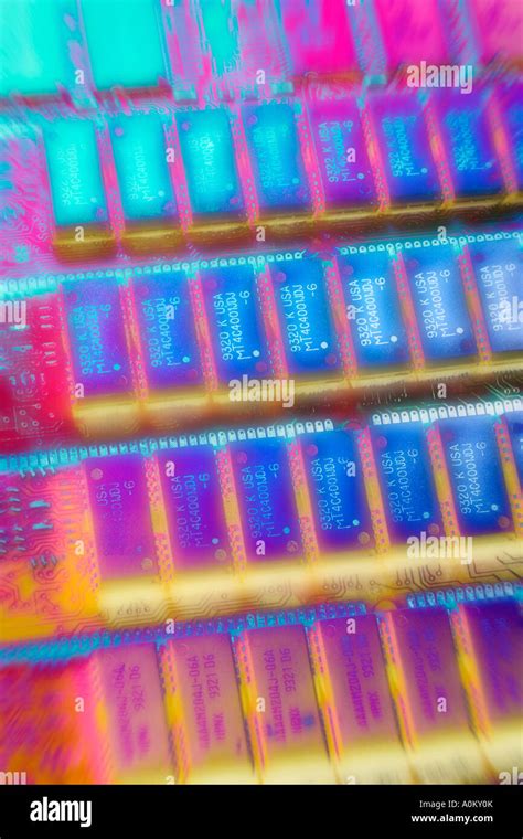 Computer Memory Chips Stock Photo Alamy