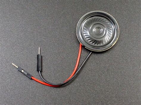 Speaker 36mm 0 5w 8 Ohm With Breadboard Jumpers Protosupplies
