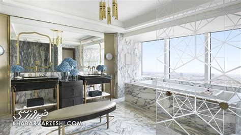 نگاهی به محل اقامت کریستیانو رونالدو در عربستان سوئیت پادشاهی هتل