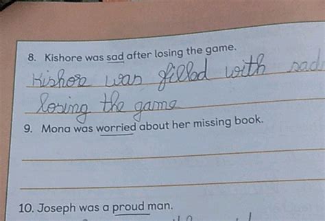8 Kishore Was Sad After Losing The Game StudyX
