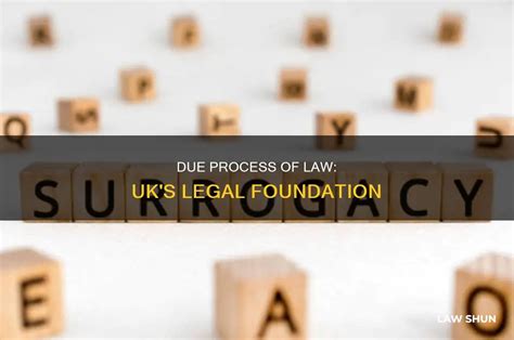 Due Process Of Law Uks Legal Foundation Lawshun