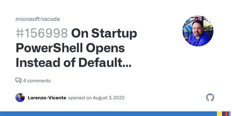 On Startup Powershell Opens Instead Of Default Terminal Wsl2 · Issue