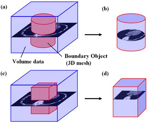 Outline Of Interactive Extraction A Cylinder Shaped Boundary Object
