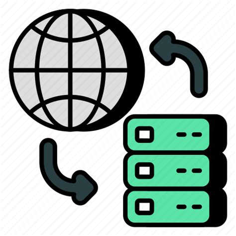 Global Server Transfer Dataserver Database Db Sql Icon Download