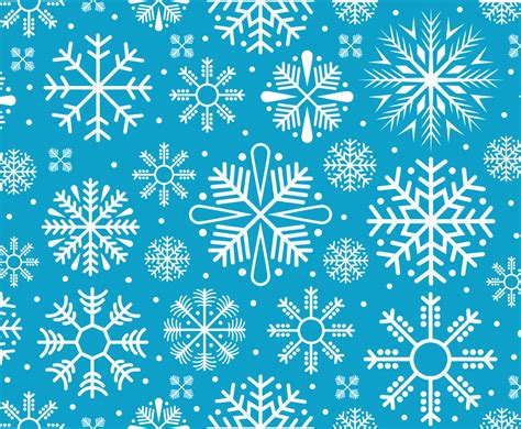 Seamless Snow Pattern