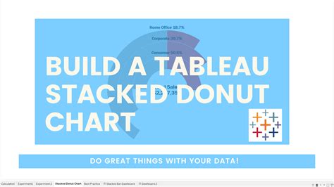 Build A Stacked Donut Chart In Tableau Smoak Signals Data Analytics