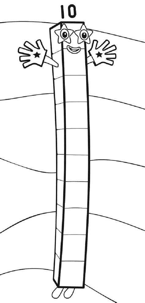 Tô Màu Number Block 9 Trang Tô Màu Cho Bé Tô Màu Number Block 9 Trang Tô Màu Cho Bé