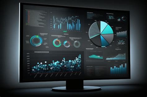 Premium Ai Image A Computer Screen With Graphs And Graphs On It