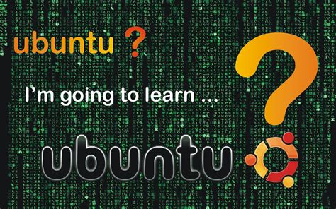 Ubuntu Matrix Wallpaper