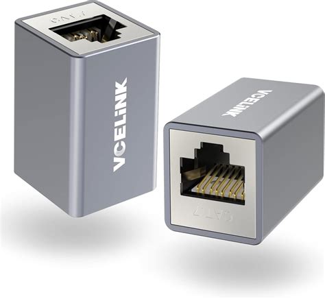 Vcelink Rj45 Coupler Shielded Ethernet Connector Poe For Cat7 Cat6a Cat6 Cat5e Ethernet Cable
