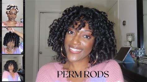 UPDATED HOW TO DO A PERM ROD SET Natural Hair Tutorial Ft THE DOUX FOAM YouTube