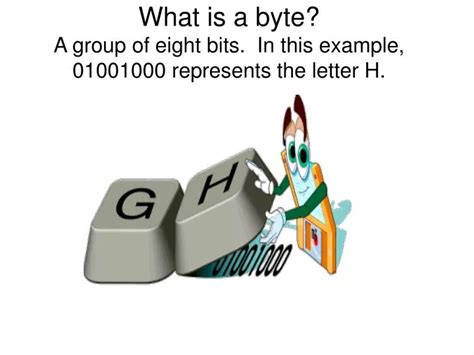 Ppt What Is A Byte A Group Of Eight Bits In This Example 01001000
