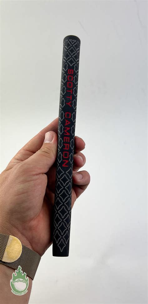 Used Golf Pride Scotty Cameron Black And Red Pistolini Plus Textured Putter Grip Sidelineswap