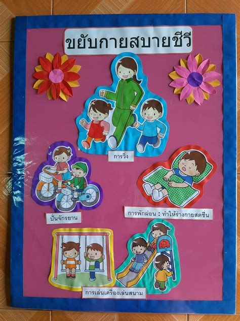 🌹 ป้ายนิเทศประกอบหน่วยการเรียน สื่อปฐมวัยทำมือ ครูอุ้ย Facebook