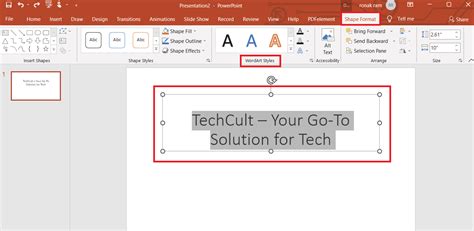 How To Curve Text In Google Slides TechCult