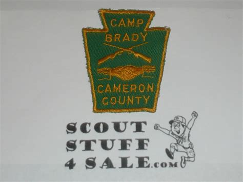 Camp Brady C E Twill Patch Cameron County