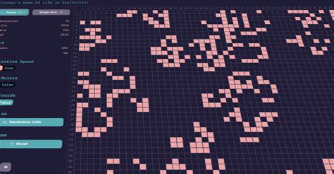 Conway S Game Of Life In Svelte