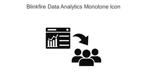 Blinkfire Data Analytics Monotone Icon In Powerpoint Pptx Png And Editable Eps Format Ppt Example