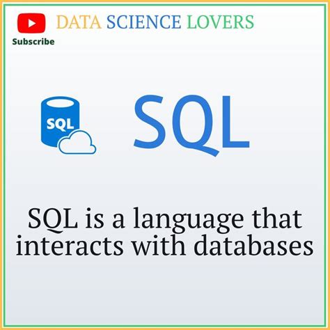 Sql Structured Query Language Artofit