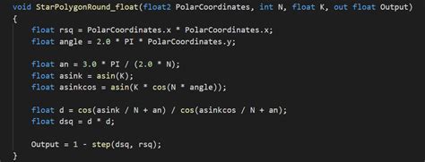 Shader Graph星型多角形N芒星を描く Nabla Tech Lab