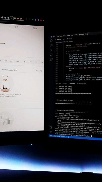 Tradingbot Investing Python Yi Shien C