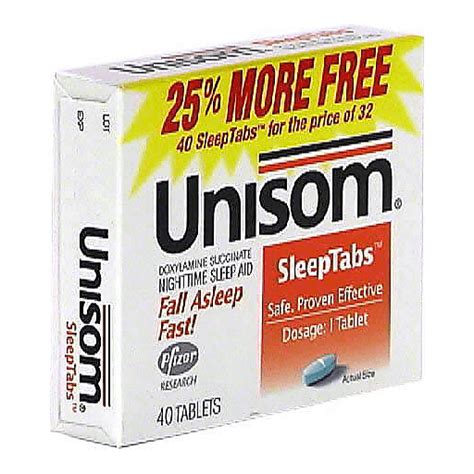 UNISOM TABLETS BONUS Shop Sun Fresh