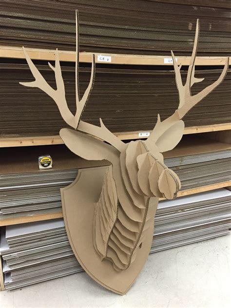 Голова оленя — декор для стены Мастер класс Oblacco