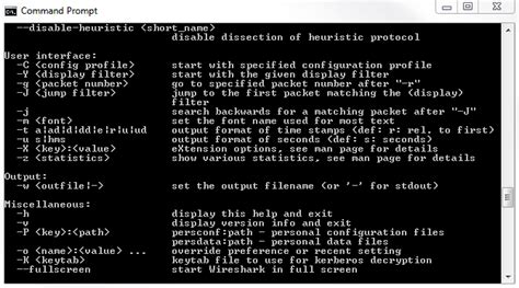 Wireshark Command Line Examples Osemission