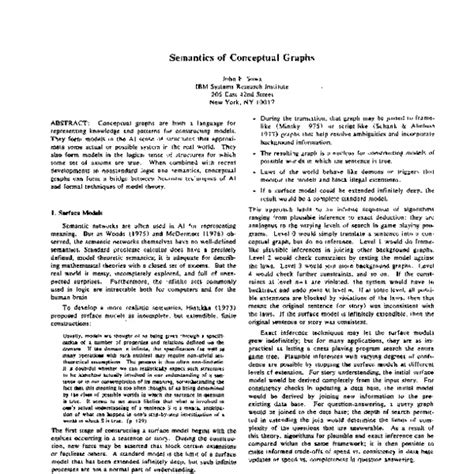 Semantics Of Conceptual Graphs Acl Anthology