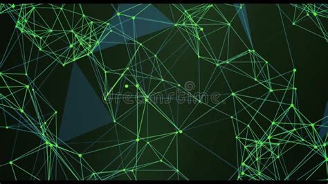 Green Plexus Abstract Technology Science Background Stock Video Video Of Data Fractal 273835827