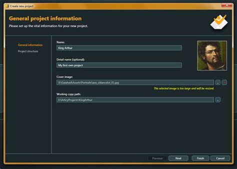 Articy Help Center Creating New Projects