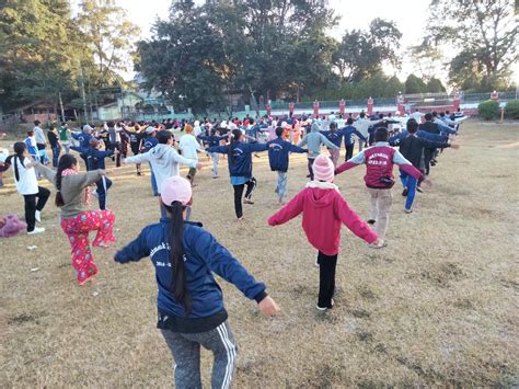 နတ်မောက်မြို့၌ ဒီဇင်ဘာ လူထုအားကစားလှုပ်ရှားမှု အထိမ်းအမှတ် စုပေါင်းလမ်းလျှောက်ပွဲ ဆင်နွှဲ