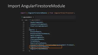 Angular Material Firebase And Angularfire Ppt
