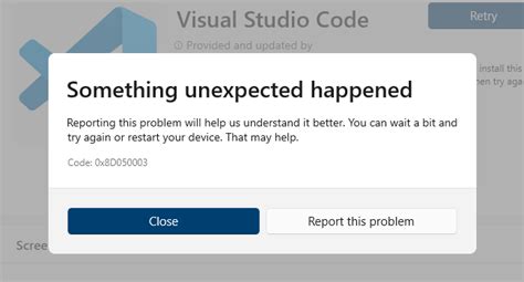 Microsoft Store Error 0x8d050003 Reset Appxpackage Error 0x80070422