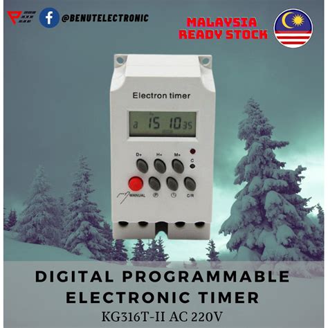KG T II AC Timer DC Timer V V Digital Programmable Electronic Timer Switch Digital Timer
