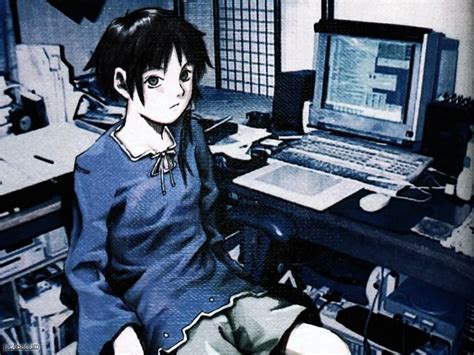 Serial Experiments Lain Ilustraciones Pósteres Retro Personajes De Anime